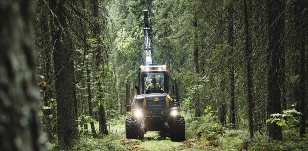 Bison Active Frame, new forwarder from Ponsse - NordicWoodJournal