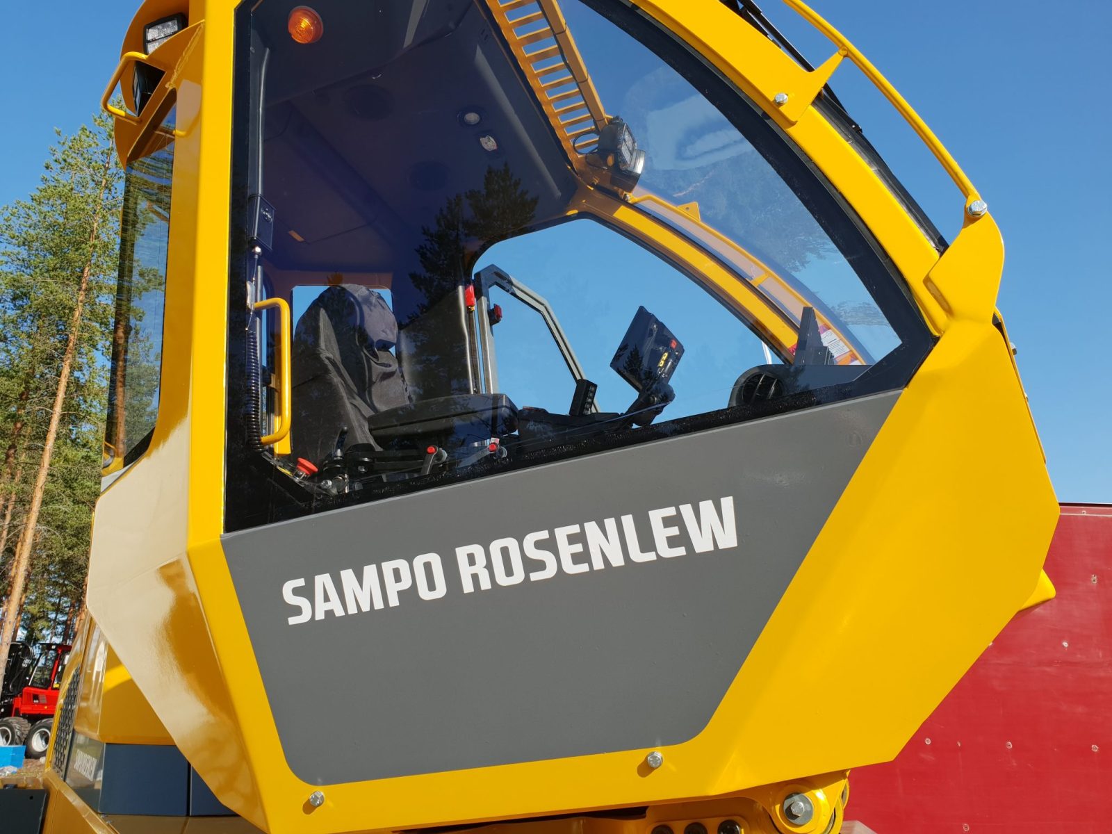 Sampo is serious in the forest launching 3 brand new machines ...