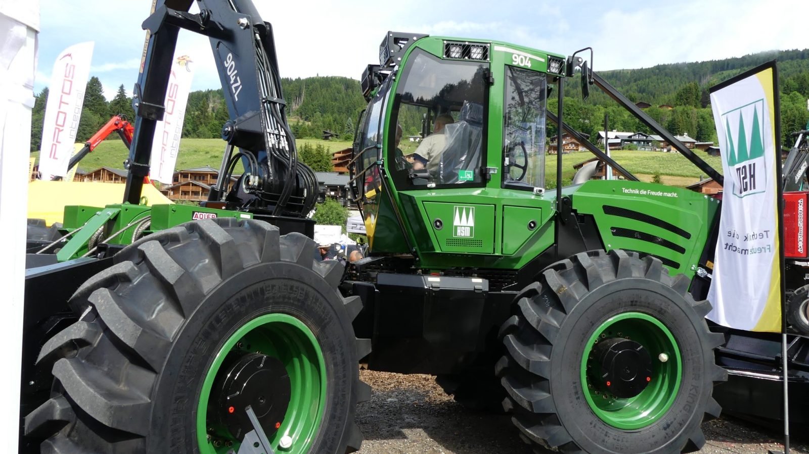 Crazy Skidder Competition in the Alps - Les Cognées - NordicWoodJournal