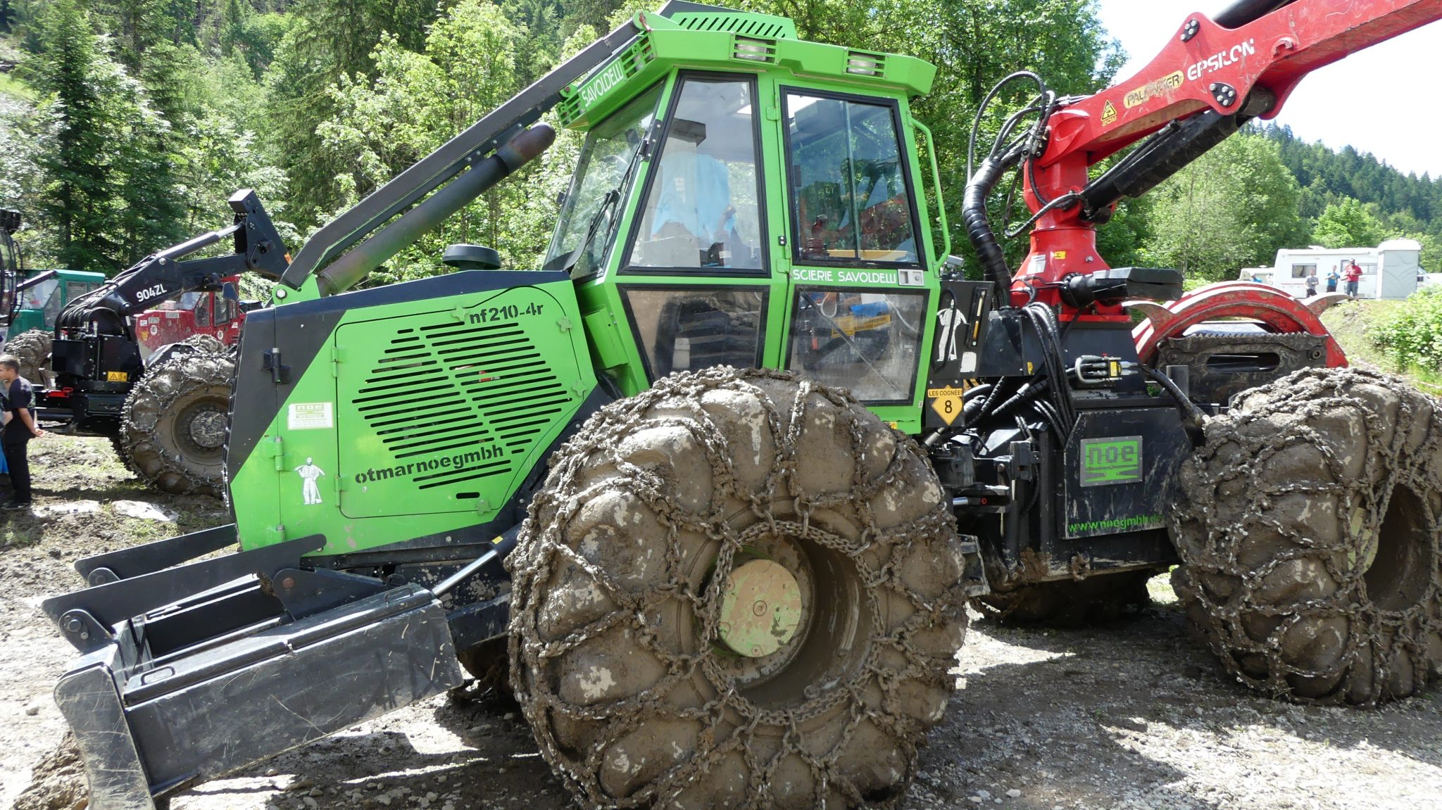 Crazy Skidder Competition in the Alps - Les Cognées - NordicWoodJournal