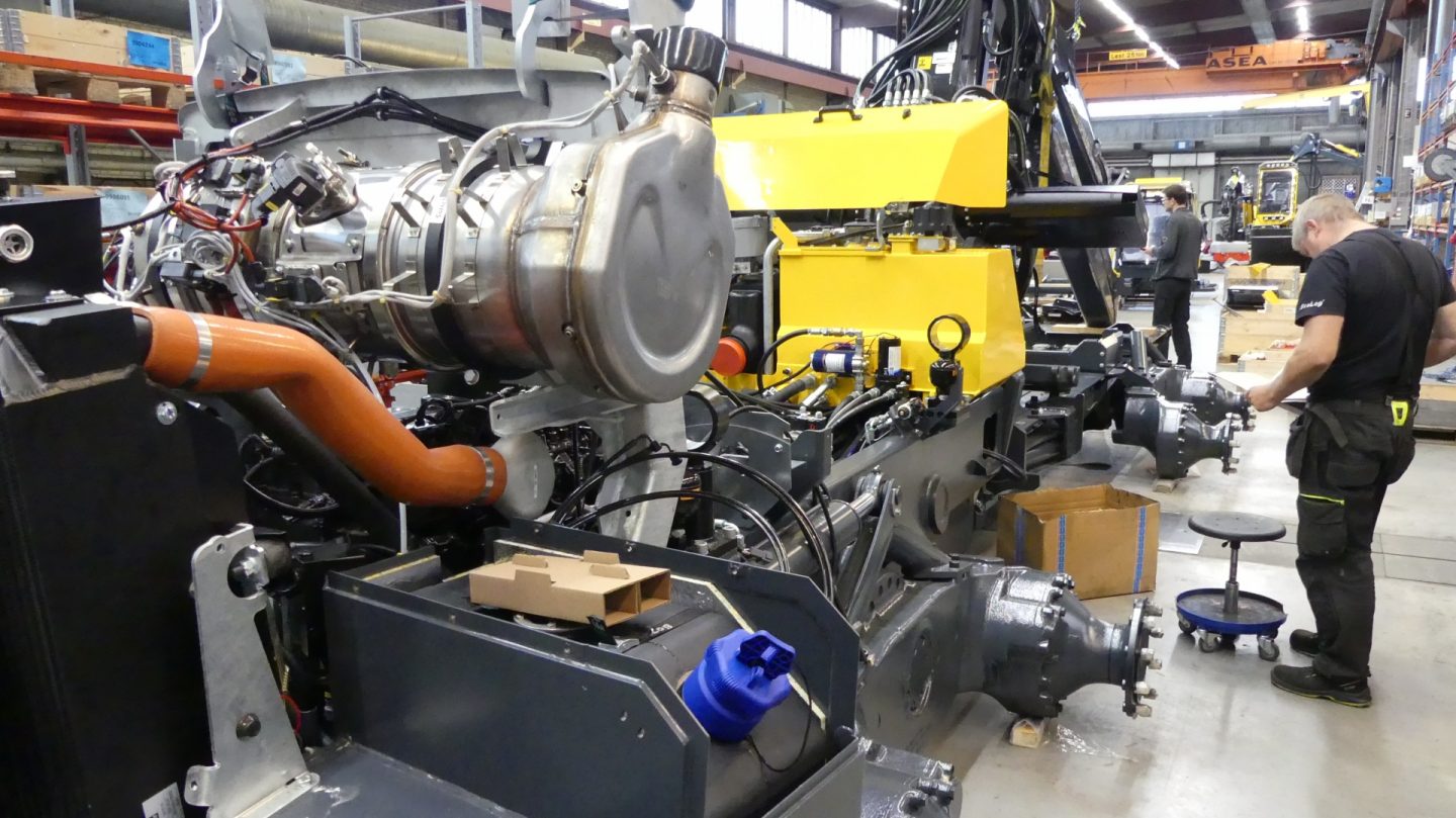 EcoLog 1250F – The first EcoLog-yellow Gremo in making - NordicWoodJournal