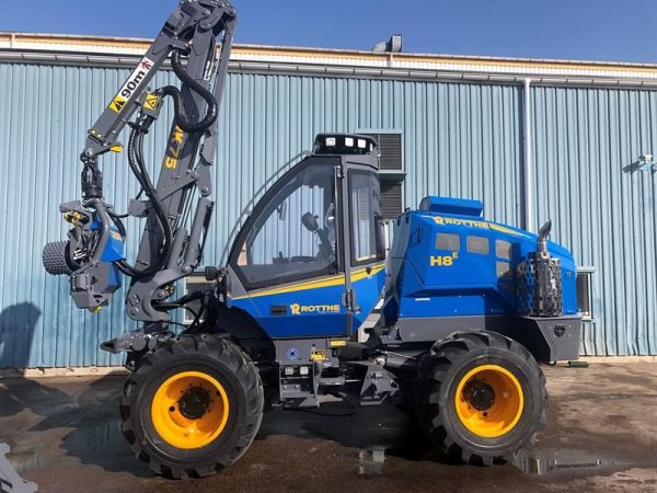 Rottne launches a new H8 harvester - NordicWoodJournal