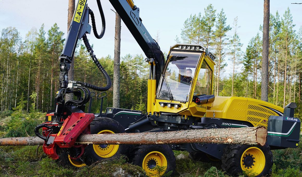 EcoLog updates the F-series harvesters - NordicWoodJournal