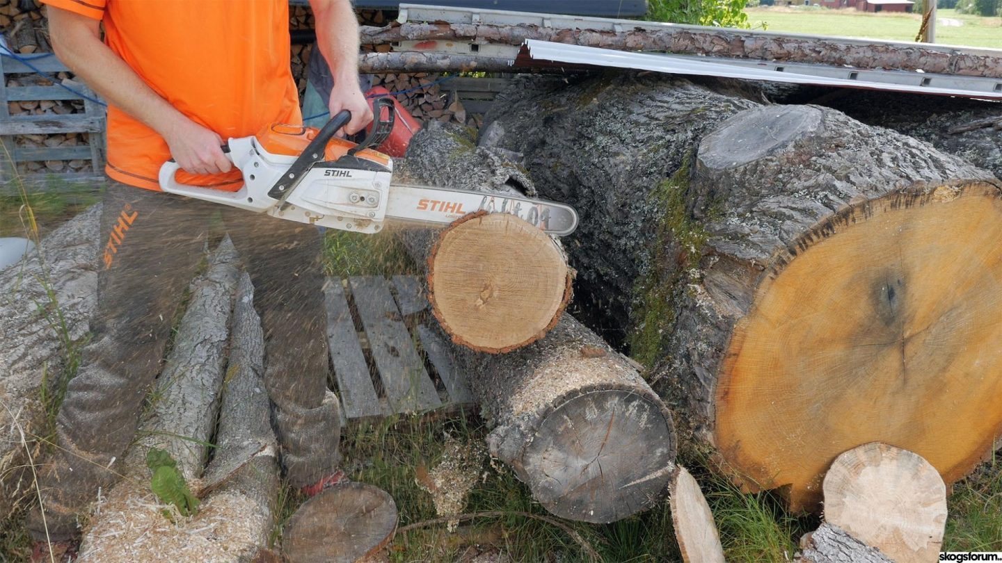 Testing the Stihl MSA 300 C-O battery saw - NordicWoodJournal