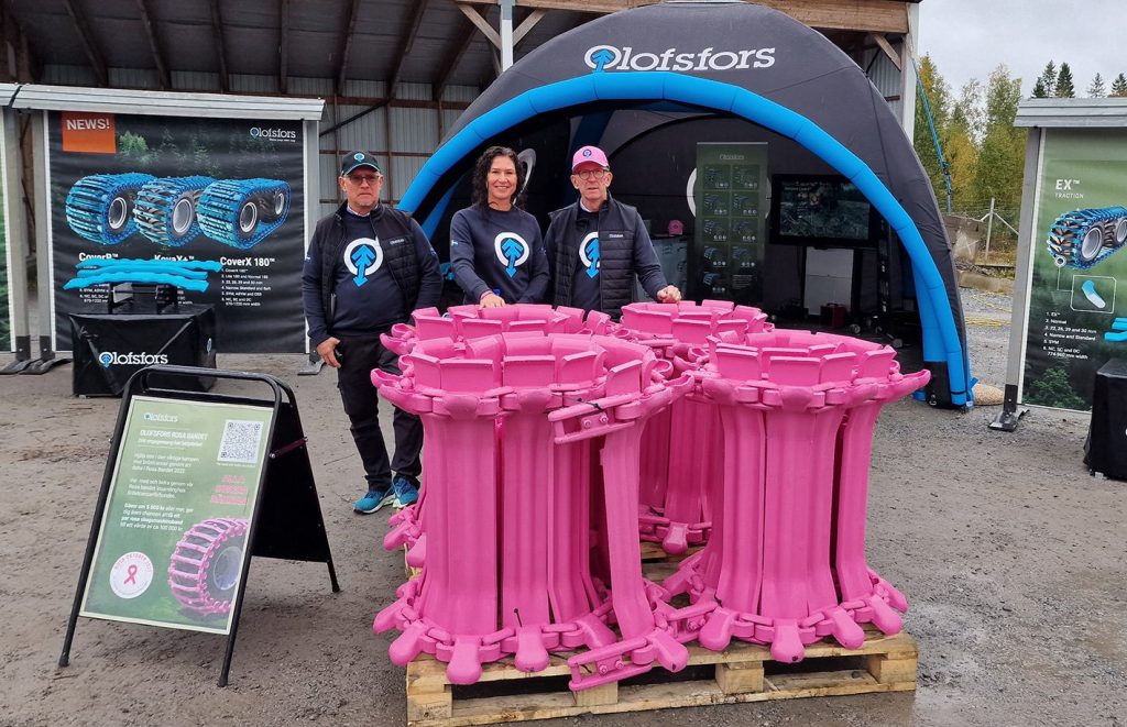 Olofsfors make a difference with the Pink Track - NordicWoodJournal