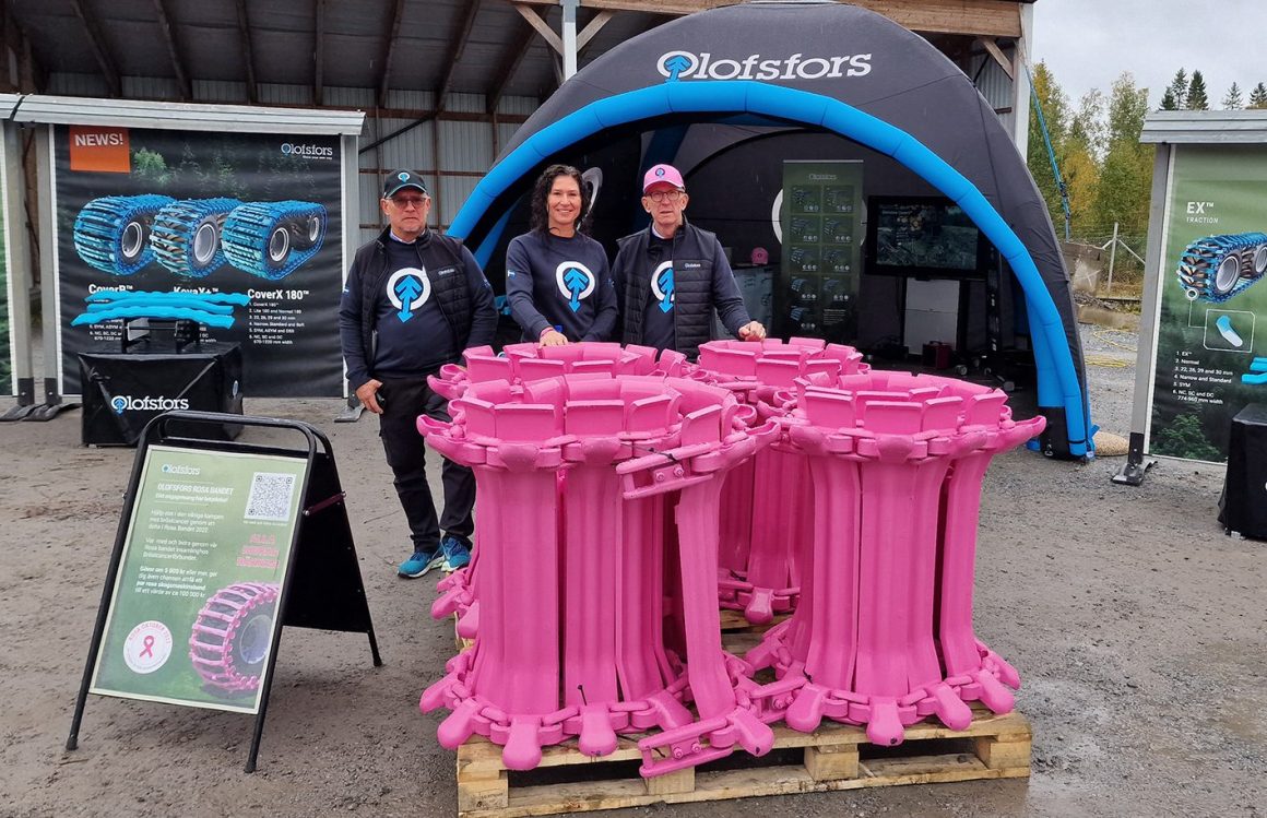 Olofsfors make a difference with the Pink Track - NordicWoodJournal