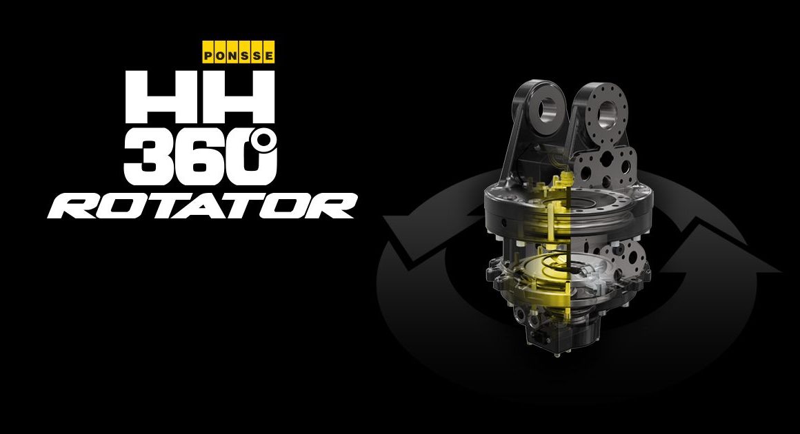 Ponsse launches a new rotator for harvester heads - NordicWoodJournal