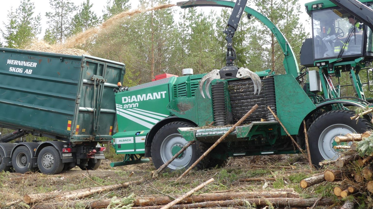 Purpose-built wood chipper from Albach - NordicWoodJournal