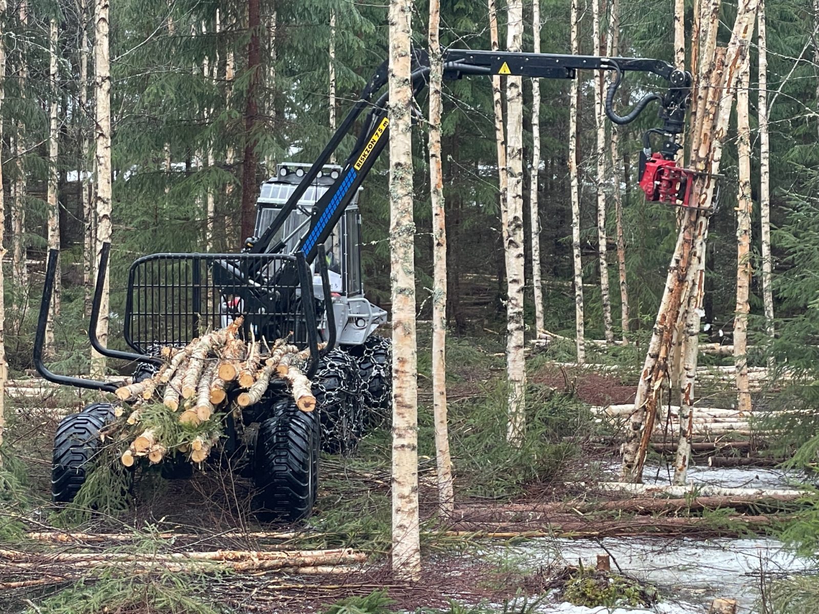 Vimek 404 T8 DUO – combined harvester and forwarder - NordicWoodJournal